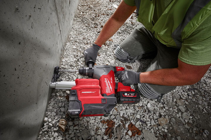 M18 Drilling: Milwaukee M18 HammerVac 28 Mm Dedicated Dust Extractor