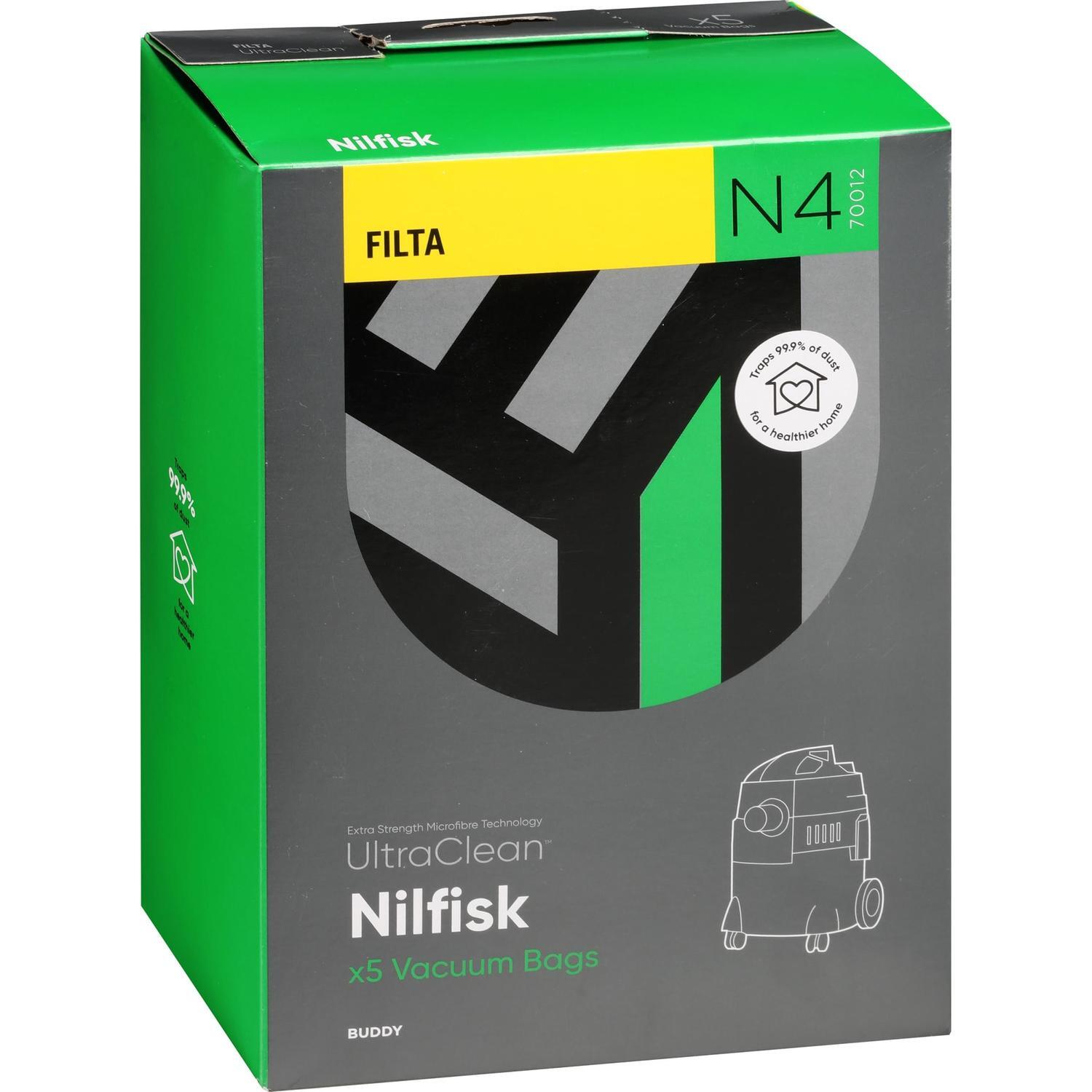 Bags and Accessories: 70012 FILTA ULTRACLEAN NILFISK BUDDY VACUUM BAGS ...