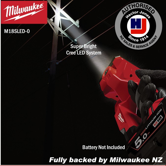 M18 Lighting: Milwaukee M18 Super High Output LED Search Light Torch