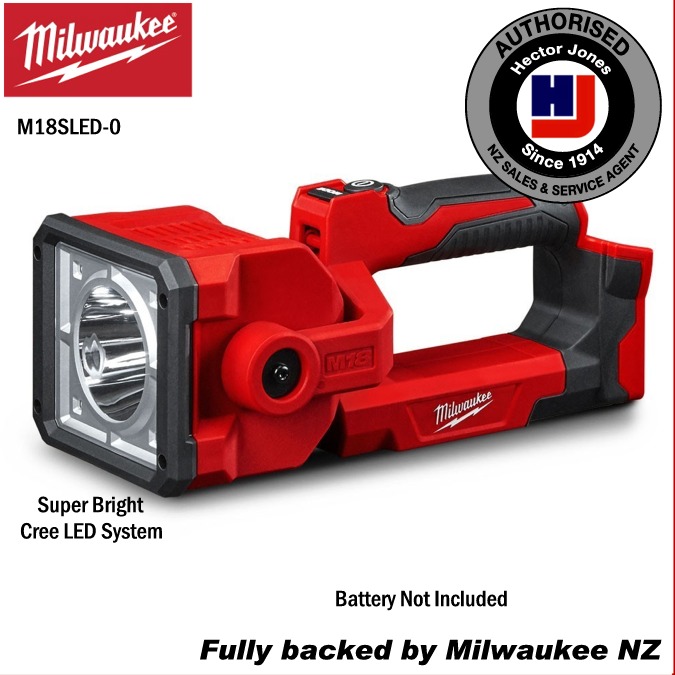 M18 Lighting: Milwaukee M18 Super High Output LED Search Light Torch